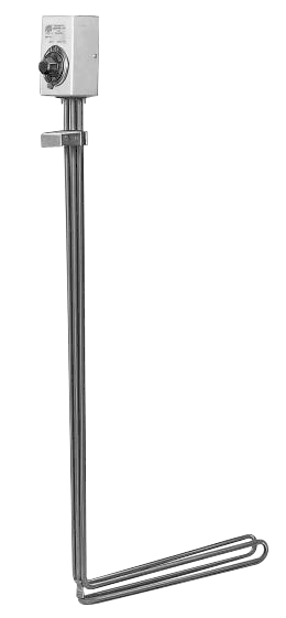 Steel Sheath Immersion Steel Drum Heater, 240 V,4000W