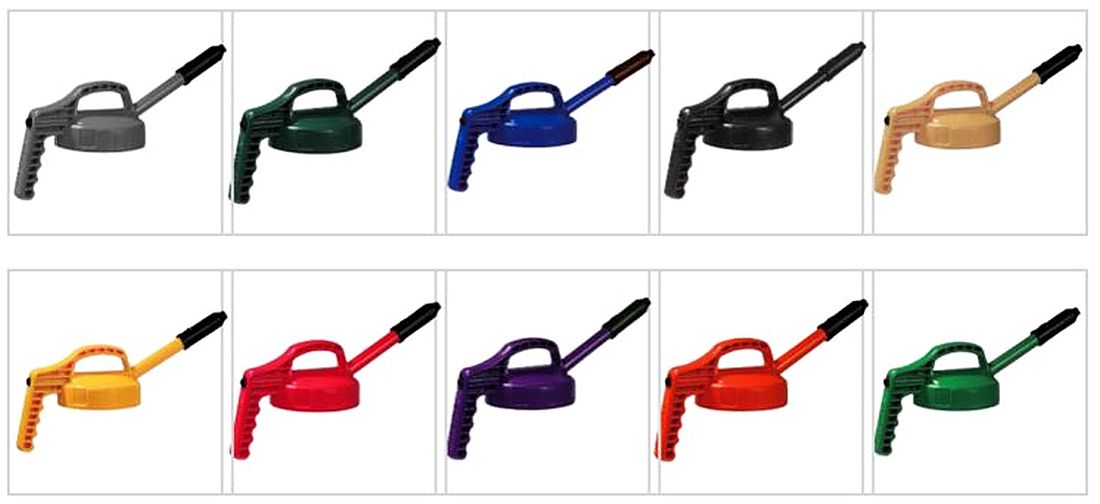 Stretch Spout Lid Oil Safe® Color Coded Lids