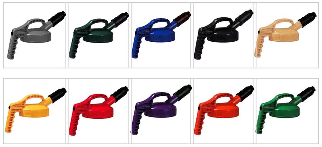Stumpy Spout Lid Oil Safe® Color Coded Lids