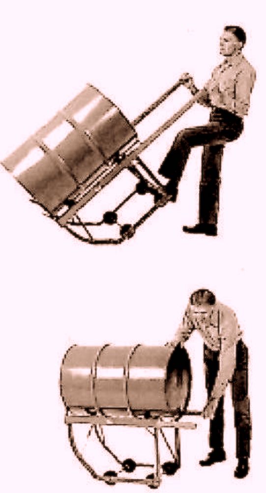 Welded Baytec's Most Popular Combination Drum Cradle, Polyolefin
