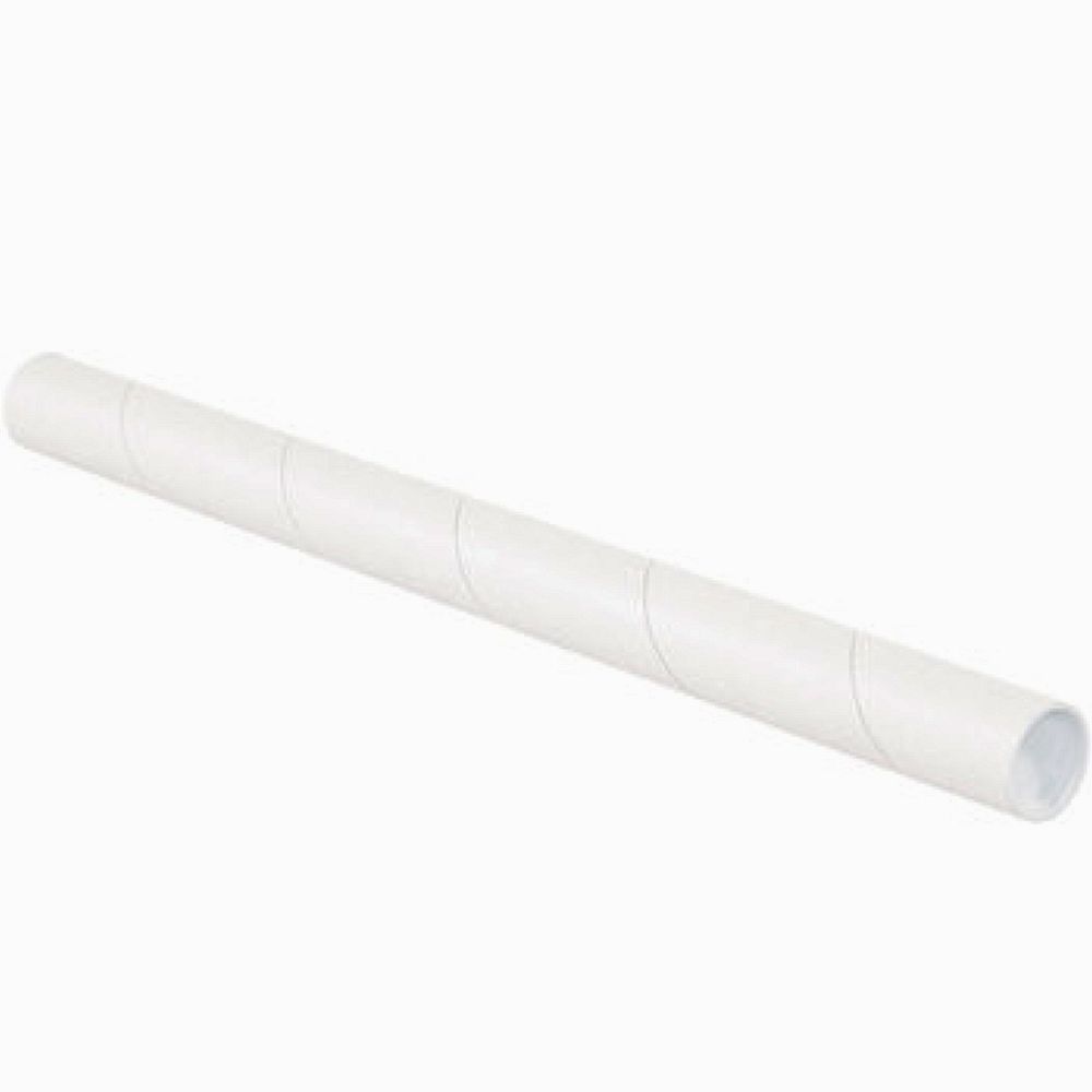 White Tubes 1 1/2" x 9",50 Case Pack
