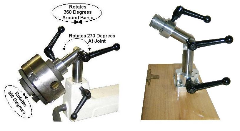 ARTICULATED CARVING AND FINISHING POST - With 1" Diameter Stainless ...