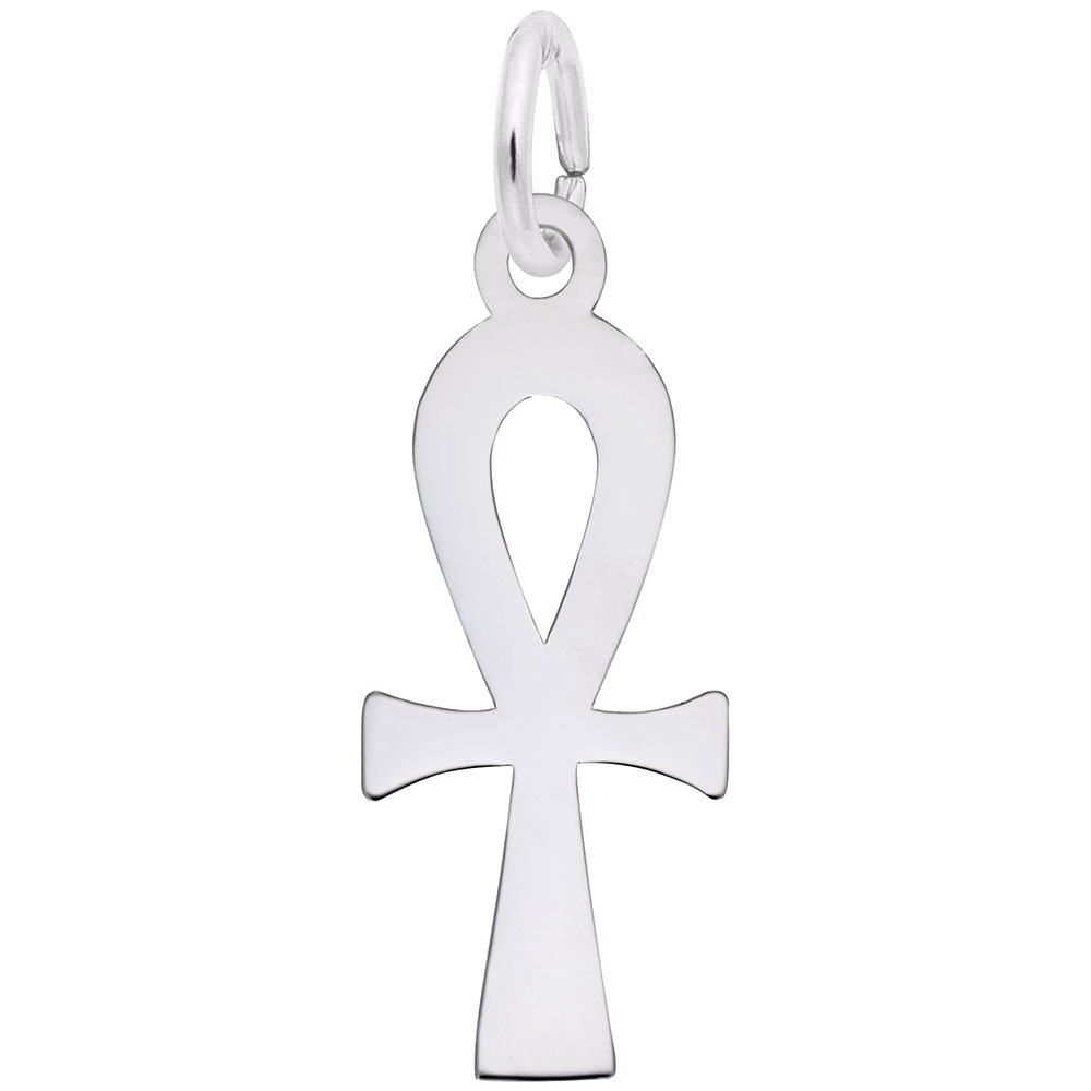10-2346-ss Ankh Charm Silver - 10-2346
