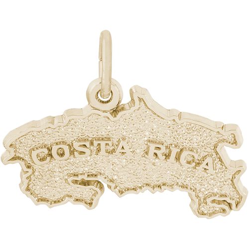 10-2265-14kg Costa Rica Charm 14K Gold - 10-2265