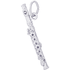 10-1229-ss Flute Charm Silver - 10-1229