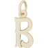 10-4766-2-14kg Initial B Charm 14K Gold - 10-4766-2