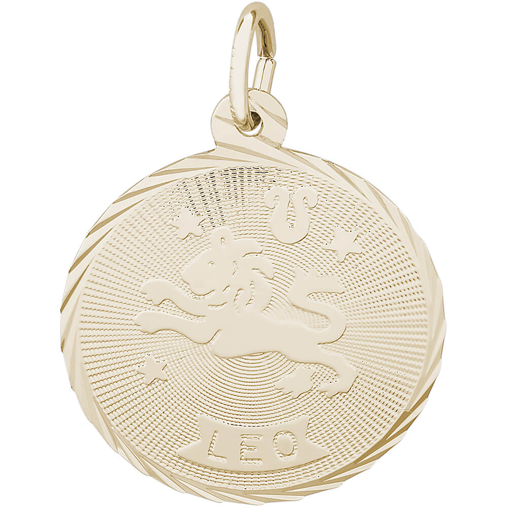 10-4657-14kg Leo Charm 14K Gold - 10-4657