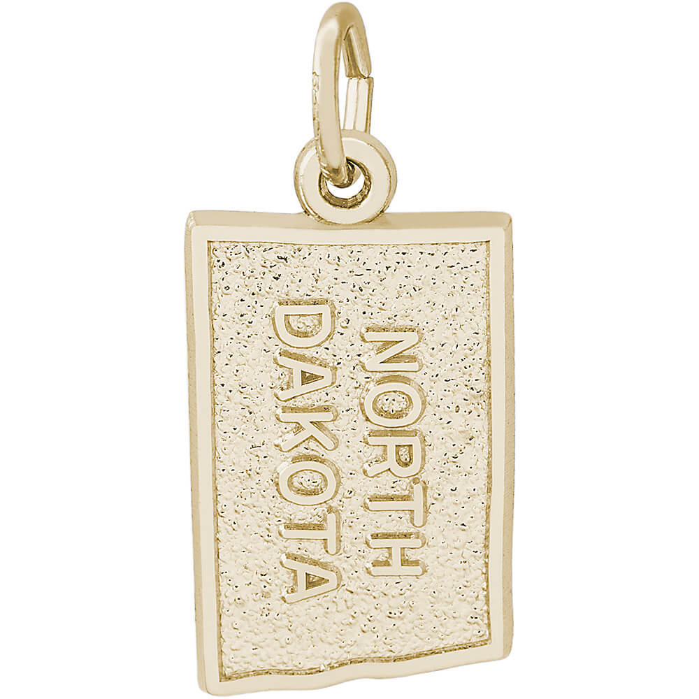 10-3615-14kg North Dakota Charm 14K Gold - 10-3615
