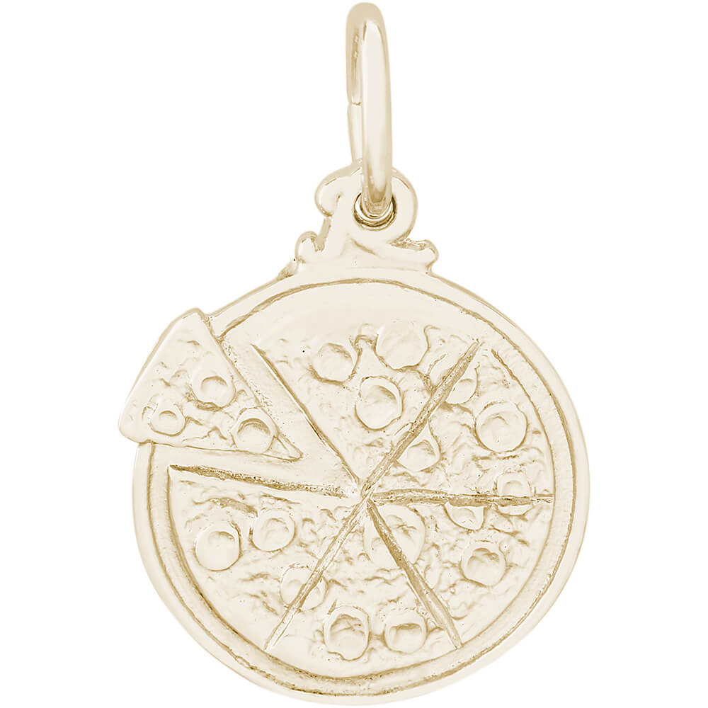 10-2257-10kg Pizza Charm 10K Gold - 10-2257