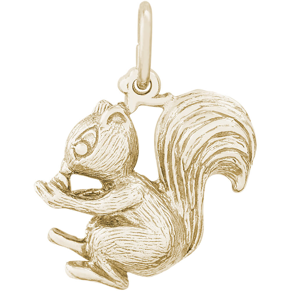 10-6538-gp Squirrel Charm Gold Plated - 10-6538