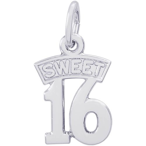10-681-ss Sweet 16 Charm Silver - 10-0681