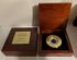 Brass Paperweight with Mahogany Presentation Box
