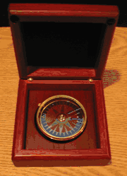 Engraved Compact Desk Compass Ready Engraved:DrSeussQuote