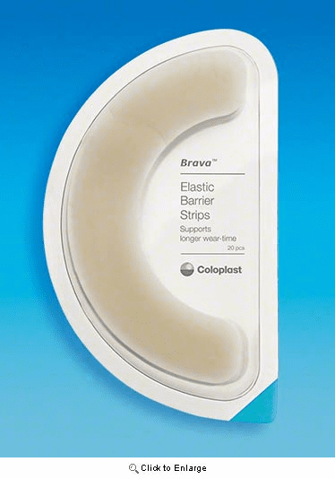 Coloplast Brava Curved Elastic Barrier Strips