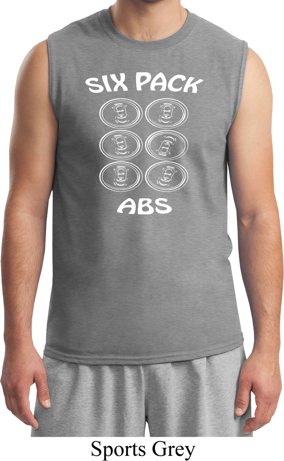 6 Pack Abs Beer Funny Mens Muscle Shirt - 6 Pack Abs Beer Mens Funny Shirts
