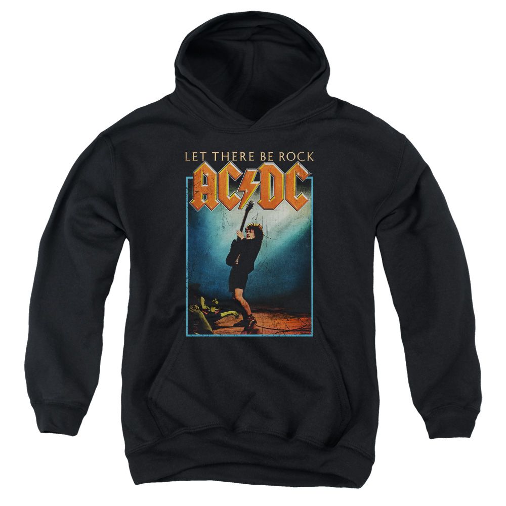ACDC Kids Hoodie Let There Be Rock Black Youth Hoody - ACDC Let There ...