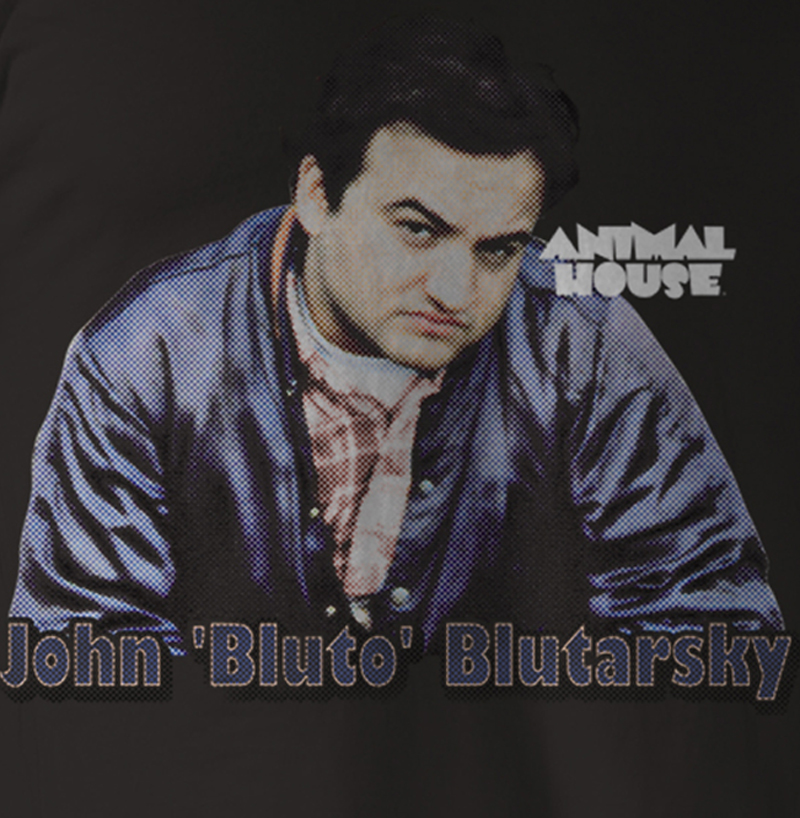 Animal House T-Shirt – Bluto Adult Coal Tee - Animal House Shirts