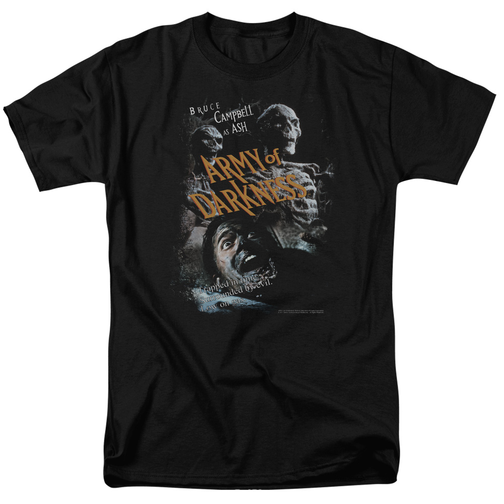 Army Of Darkness Shirt Covered Black T-Shirt - Army Of Darkness Covered ...