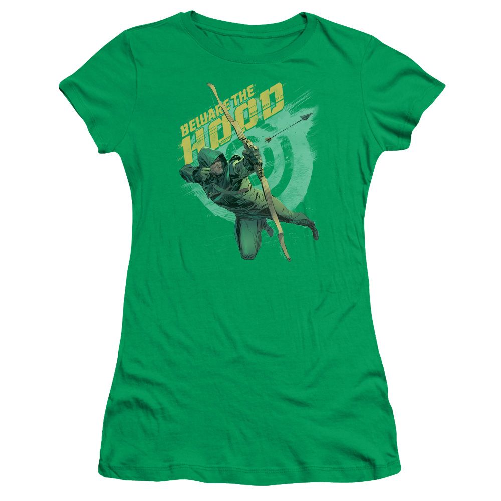 Arrow Shirt Juniors Beware Kelly Green T-Shirt - Arrow Beware Shirts