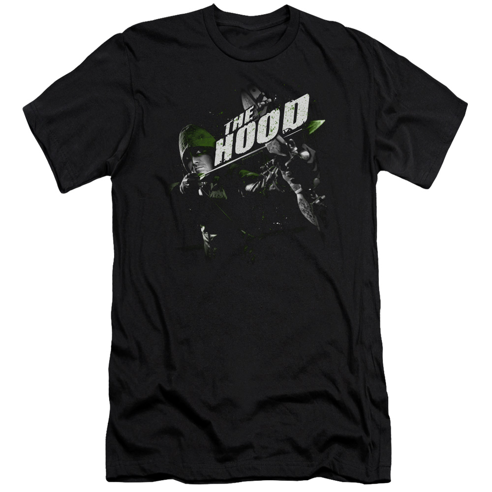 Arrow Shirt Slim Fit Green Tipped Black T-Shirt - Arrow Green Tipped Shirts