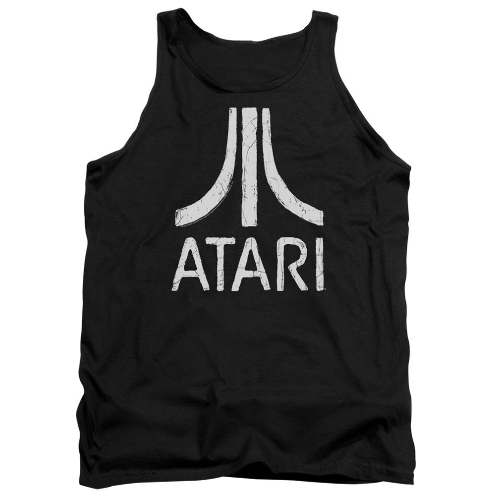Atari Tank Top Rough Logo Black Tanktop - Atari Rough Logo Shirts