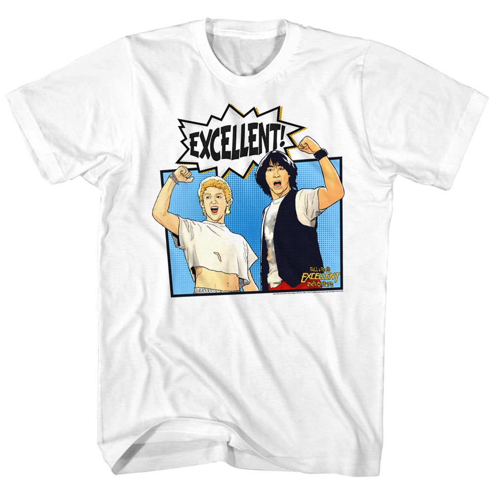 Bill And Ted Shirt Excellent 2 White T-Shirt - Bill And Ted Shirts