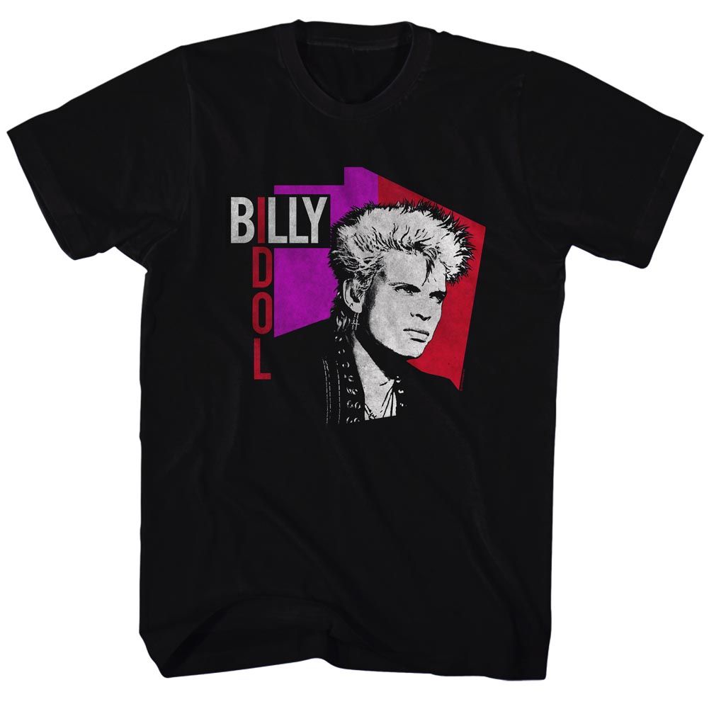 Billy Idol Shirt Vintage Idol Black Tee T-Shirt - Billy Idol Shirts