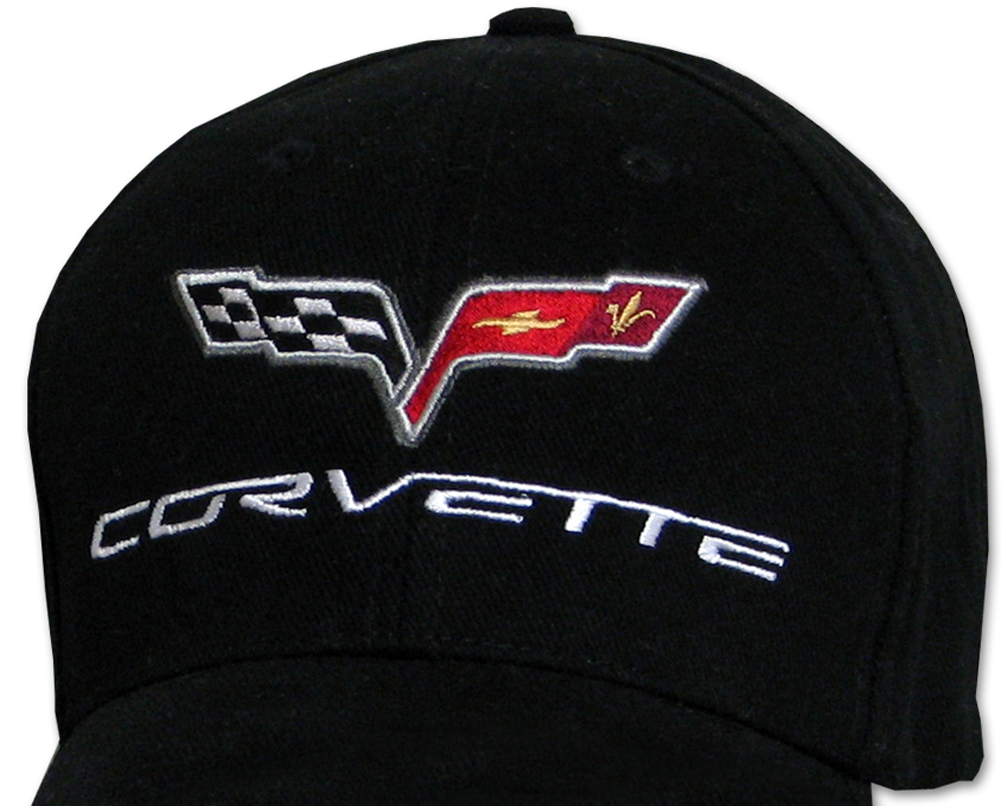 Chevy Corvette Hat - C6 Fine Embroidered Vette Cap - Chevy Corvette ...