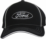 Ford Hat - Logo Tag Fine Embroidered Adjustable Cap - Ford Hats - Caps