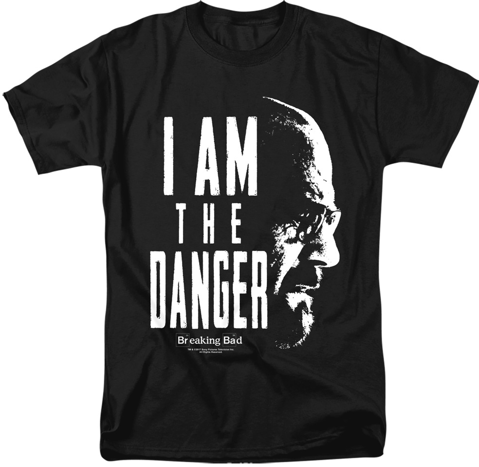 Breaking Bad "The Danger" Walter White T-shirt - Black - Breaking Bad