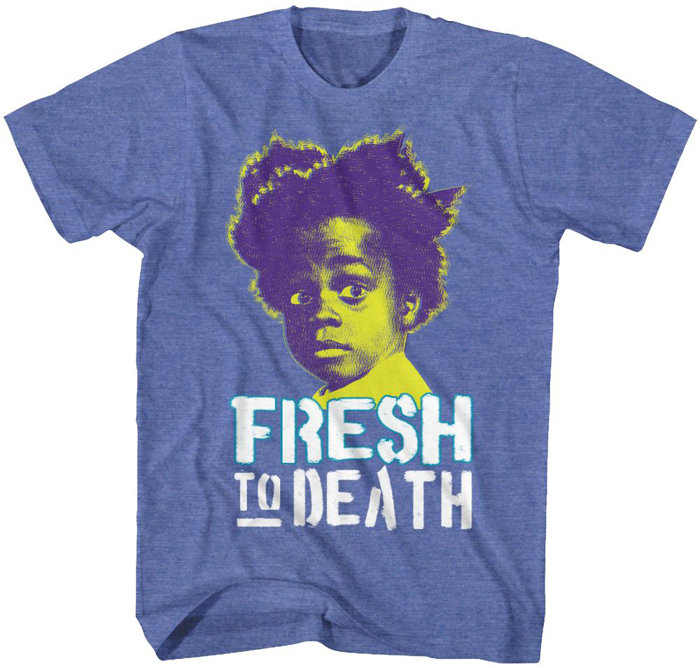 Buckwheat Fresh to Death Adult Blue Tee Shirt - Buckwheat of the Little ...