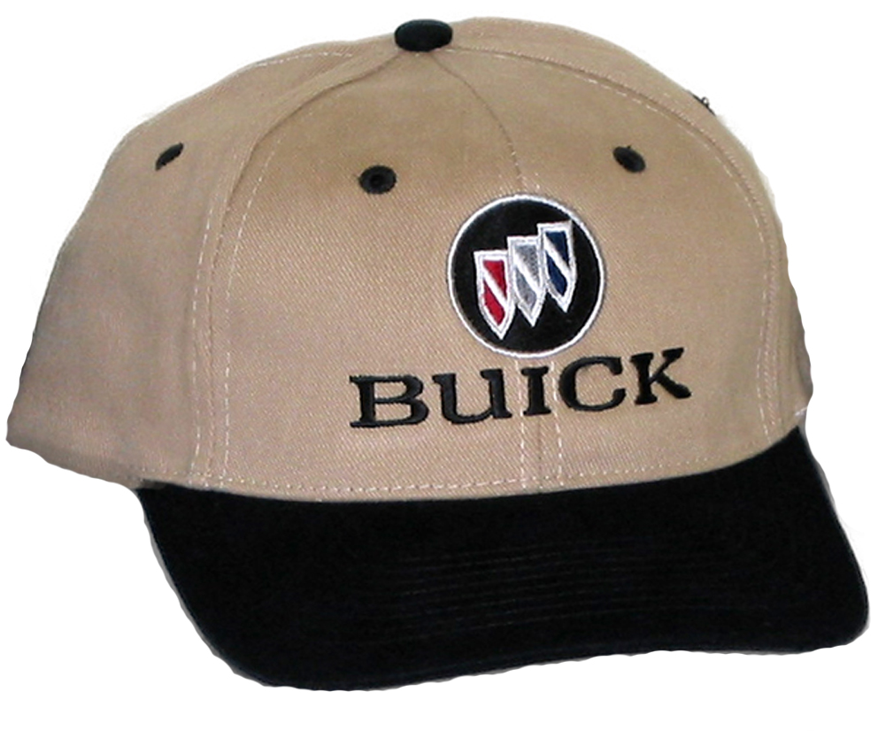 Buick Cap - Tri-Shield Fine Embroidered Hat - Buick Caps Hats