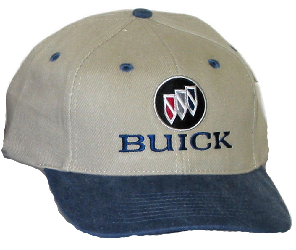 Buick Cap - Tri-Shield Fine Embroidered Hat - Buick Caps Hats