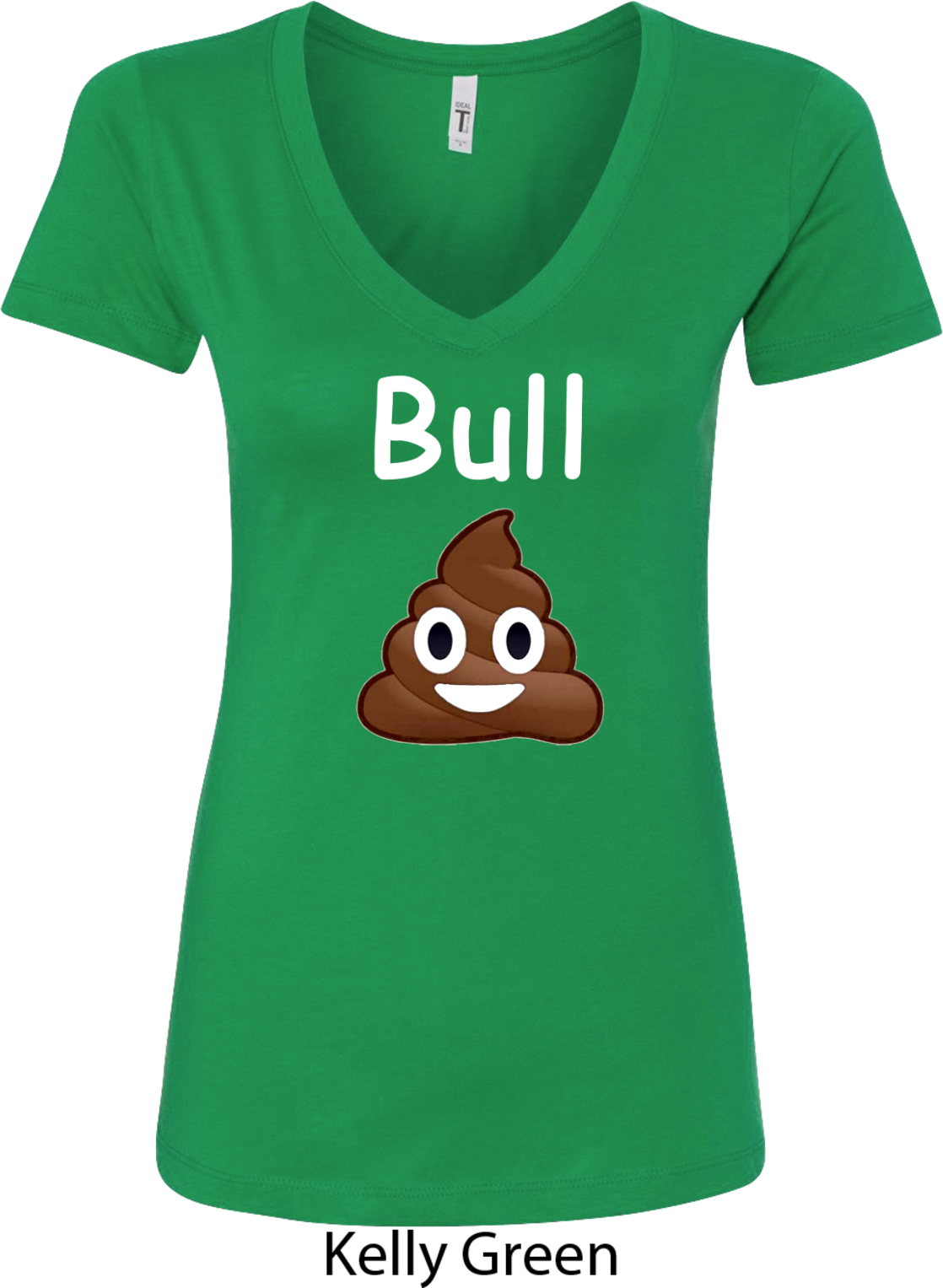 Bull Crap Ladies V-Neck Shirt - Bull Crap Ladies Shirts