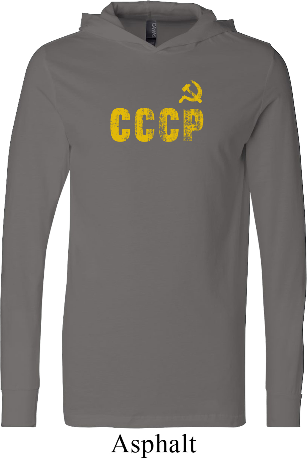 CCCP Insignia Lightweight Hoodie Tee - CCCP Insignia Mens Shirts