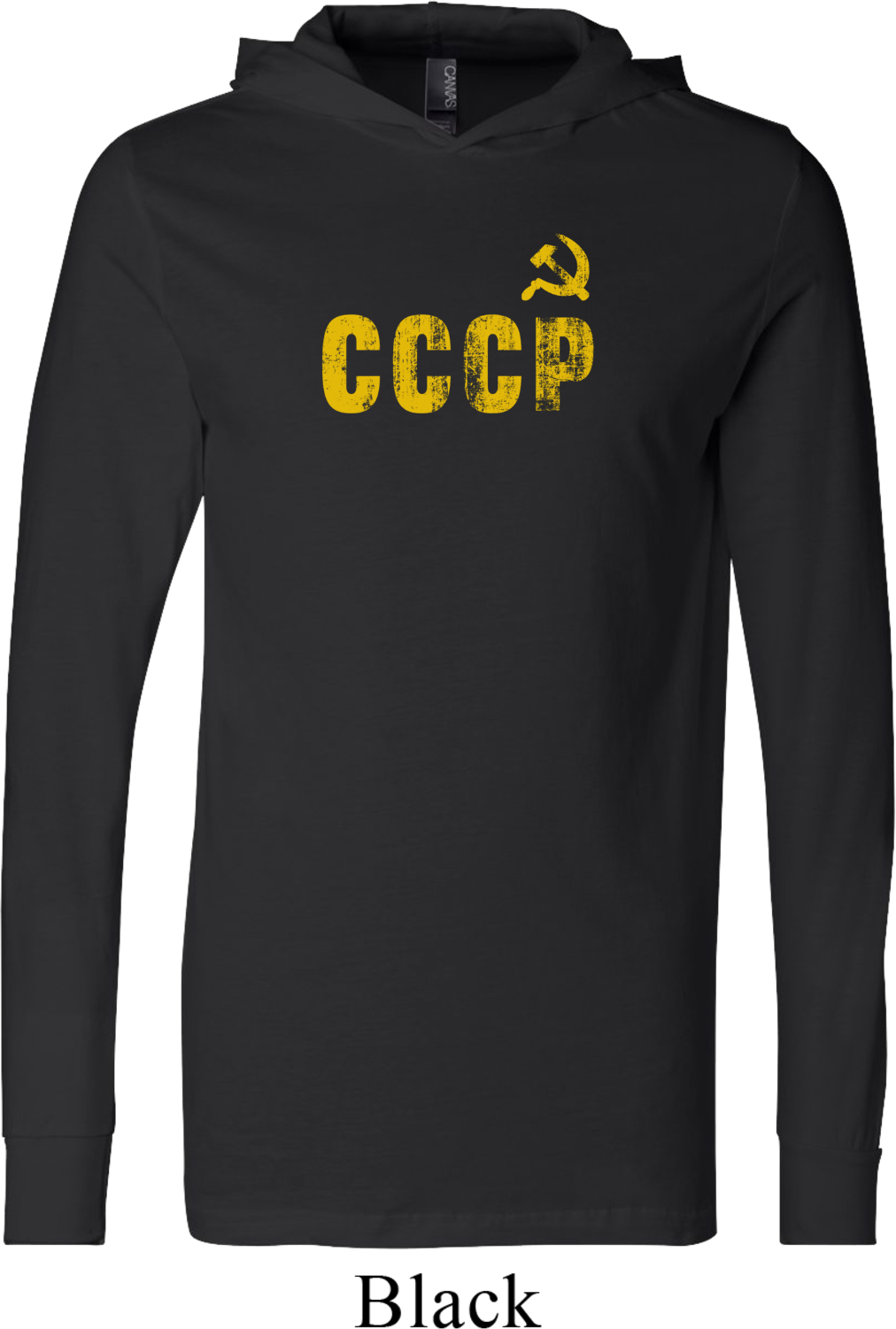 CCCP Insignia Lightweight Hoodie Tee - CCCP Insignia Mens Shirts