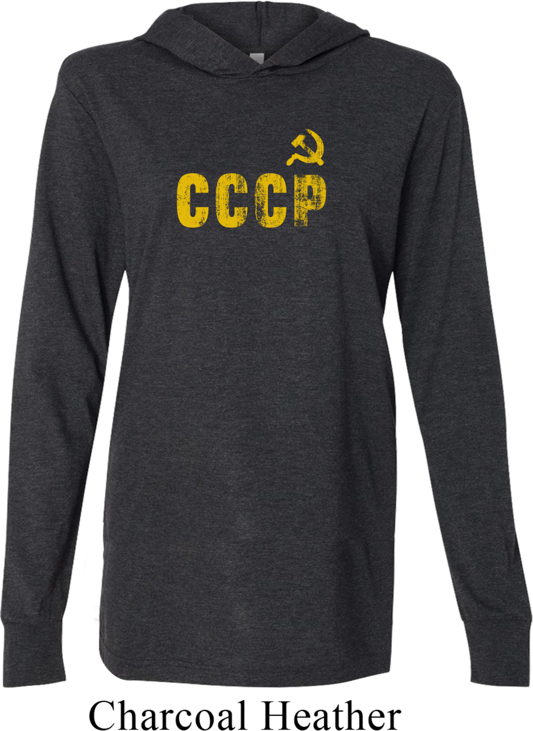 CCCP Insignia Lightweight Hoodie Tee - CCCP Insignia Mens Shirts