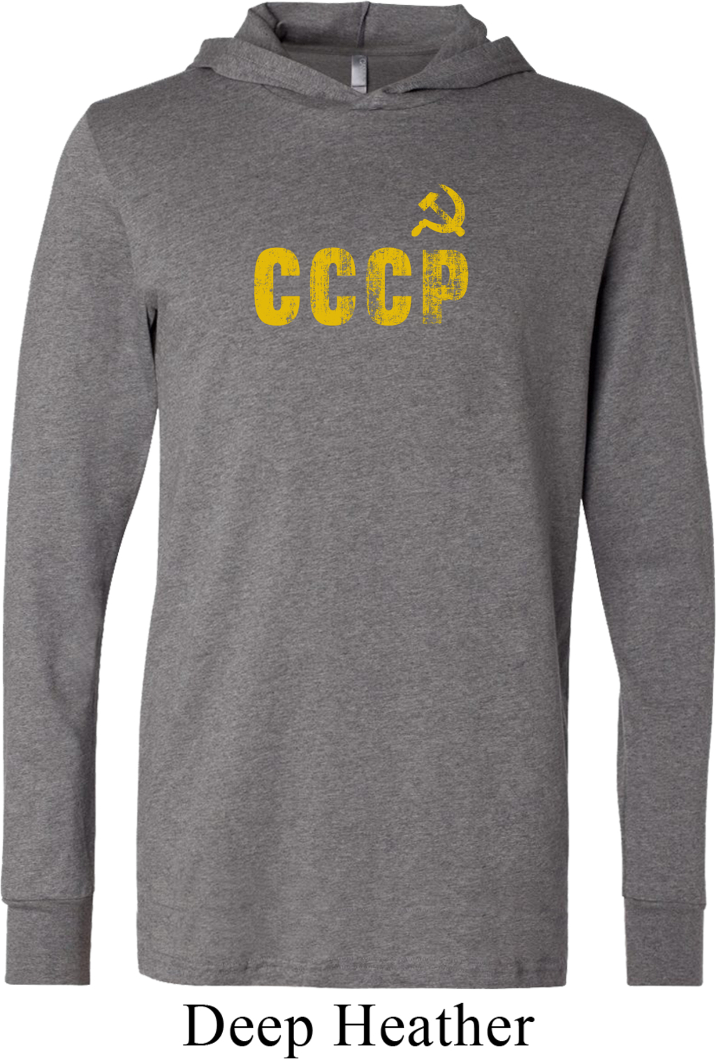 CCCP Insignia Lightweight Hoodie Tee - CCCP Insignia Mens Shirts
