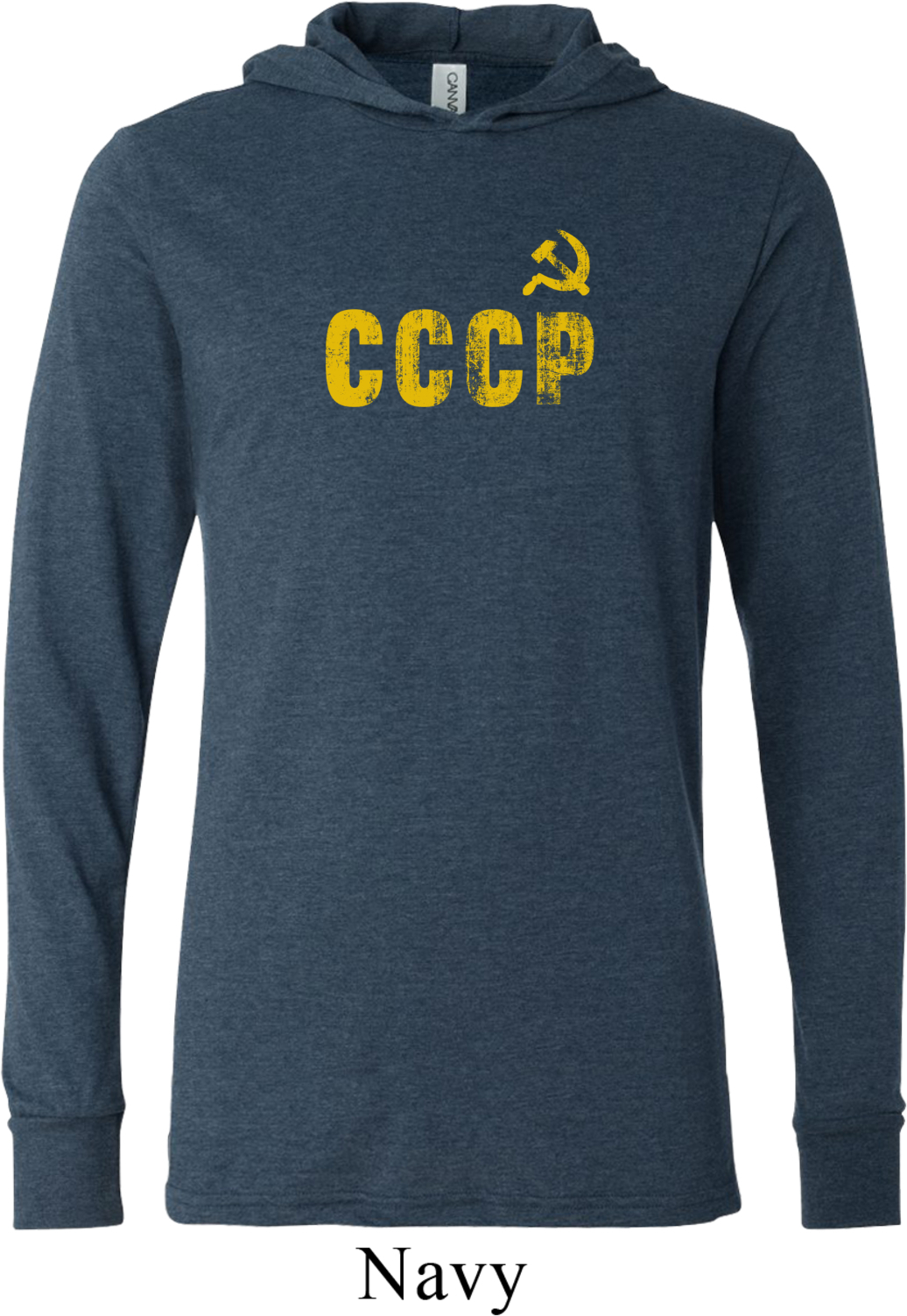CCCP Insignia Lightweight Hoodie Tee - CCCP Insignia Mens Shirts