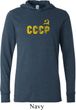 CCCP Insignia Lightweight Hoodie Tee - CCCP Insignia Mens Shirts