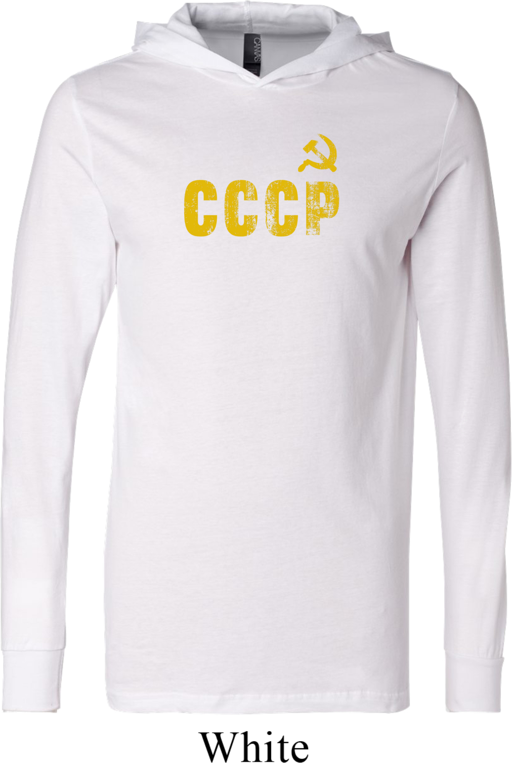CCCP Insignia Lightweight Hoodie Tee - CCCP Insignia Mens Shirts