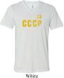 CCCP Insignia Mens Tri Blend V-neck Shirt - CCCP Insignia Mens Shirts