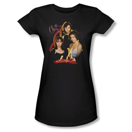 Charmed Shirt Original Three Juniors Shirt Tee T-Shirt - Charmed ...