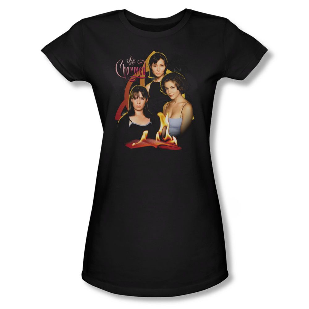 Charmed Shirt Original Three Juniors Shirt Tee T-Shirt - Charmed ...
