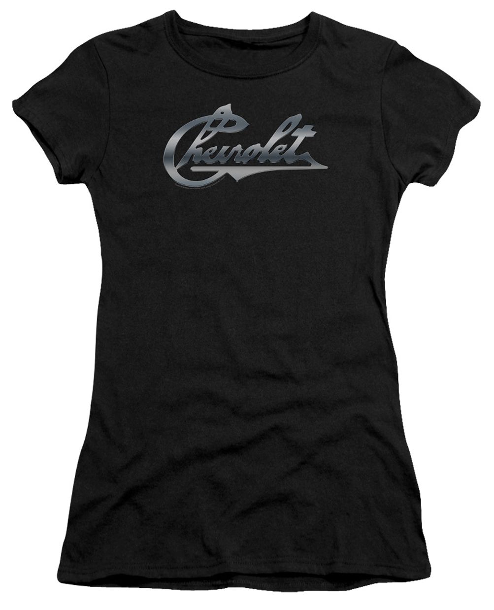 Chevy Juniors Shirt Chevrolet Script Black T-Shirt - Chevy Chevrolet ...