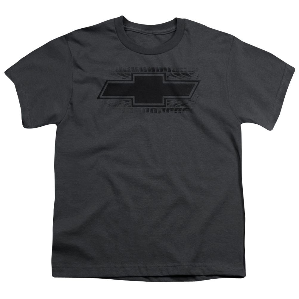 Chevy Kids Shirt Chevrolet Bowtie Tire Tread Charcoal T-Shirt - Chevy ...
