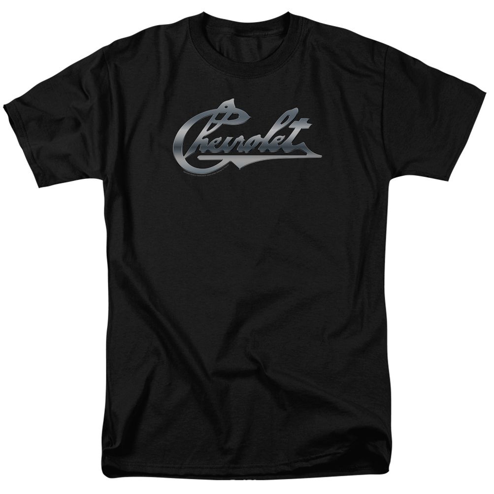 Chevy Shirt Chevrolet Script Black T-Shirt - Chevy Chevrolet Script T ...