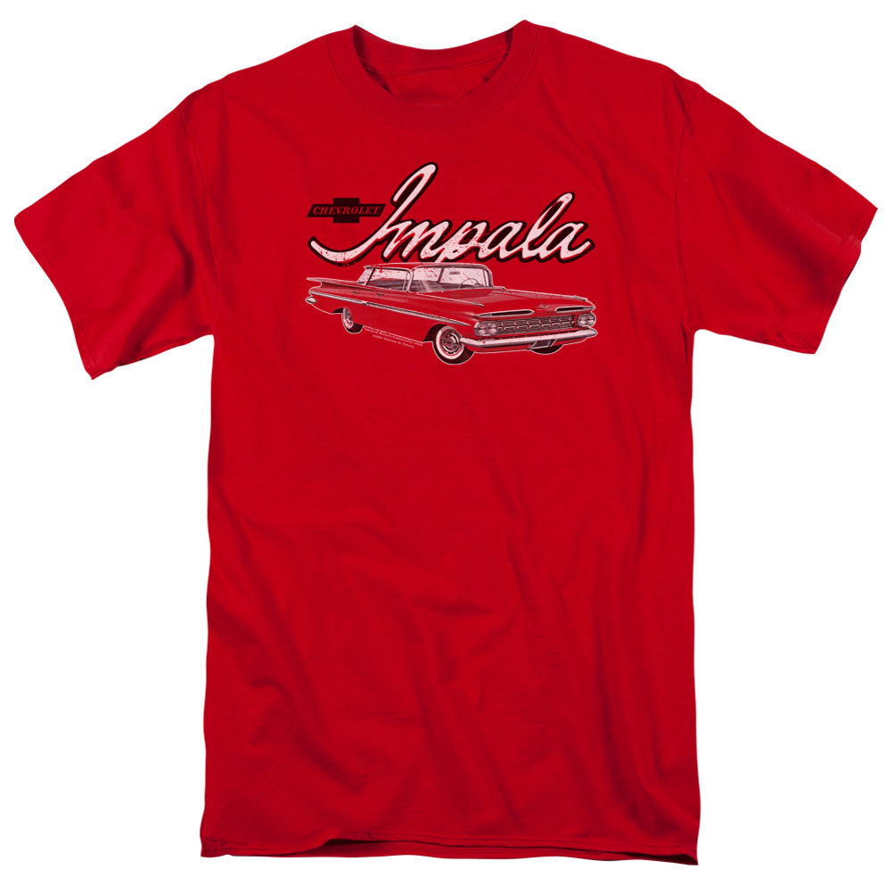 Chevy Shirt Impala Red T-Shirt - Chevy Impala Shirts