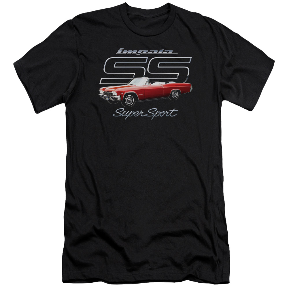 Chevy Slim Fit Shirt Impala SS Black T-Shirt - Chevy Impala SS Shirts