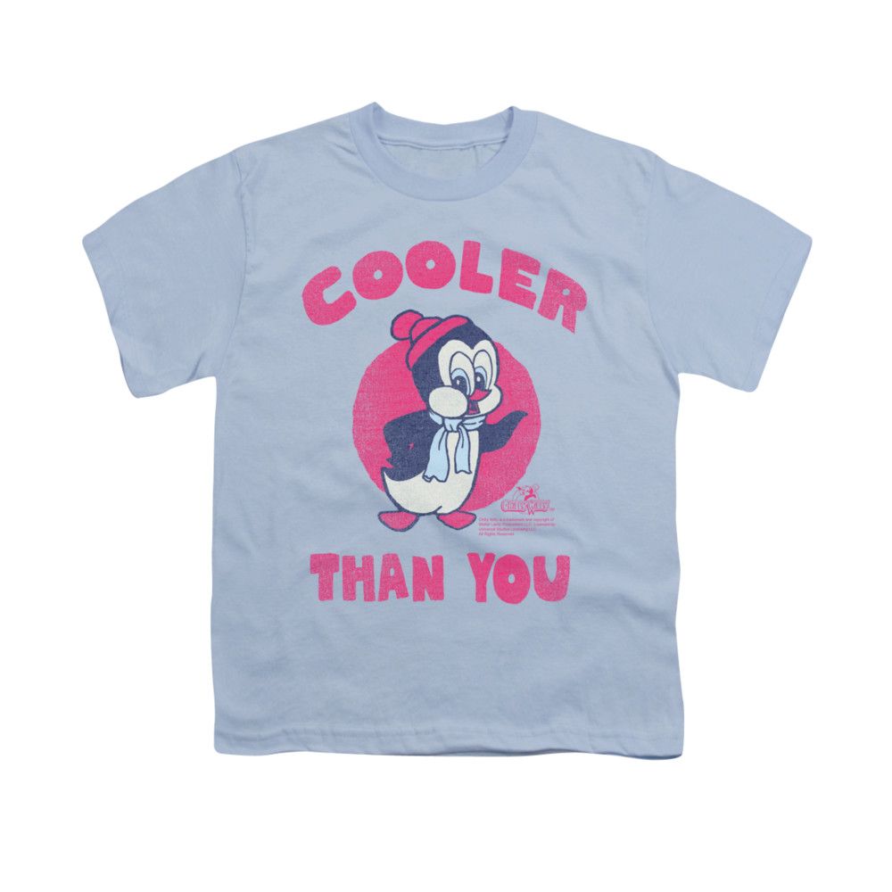Chilly Willy Shirt Kids Cooler Light Blue Youth Tee T-Shirt - Chilly ...